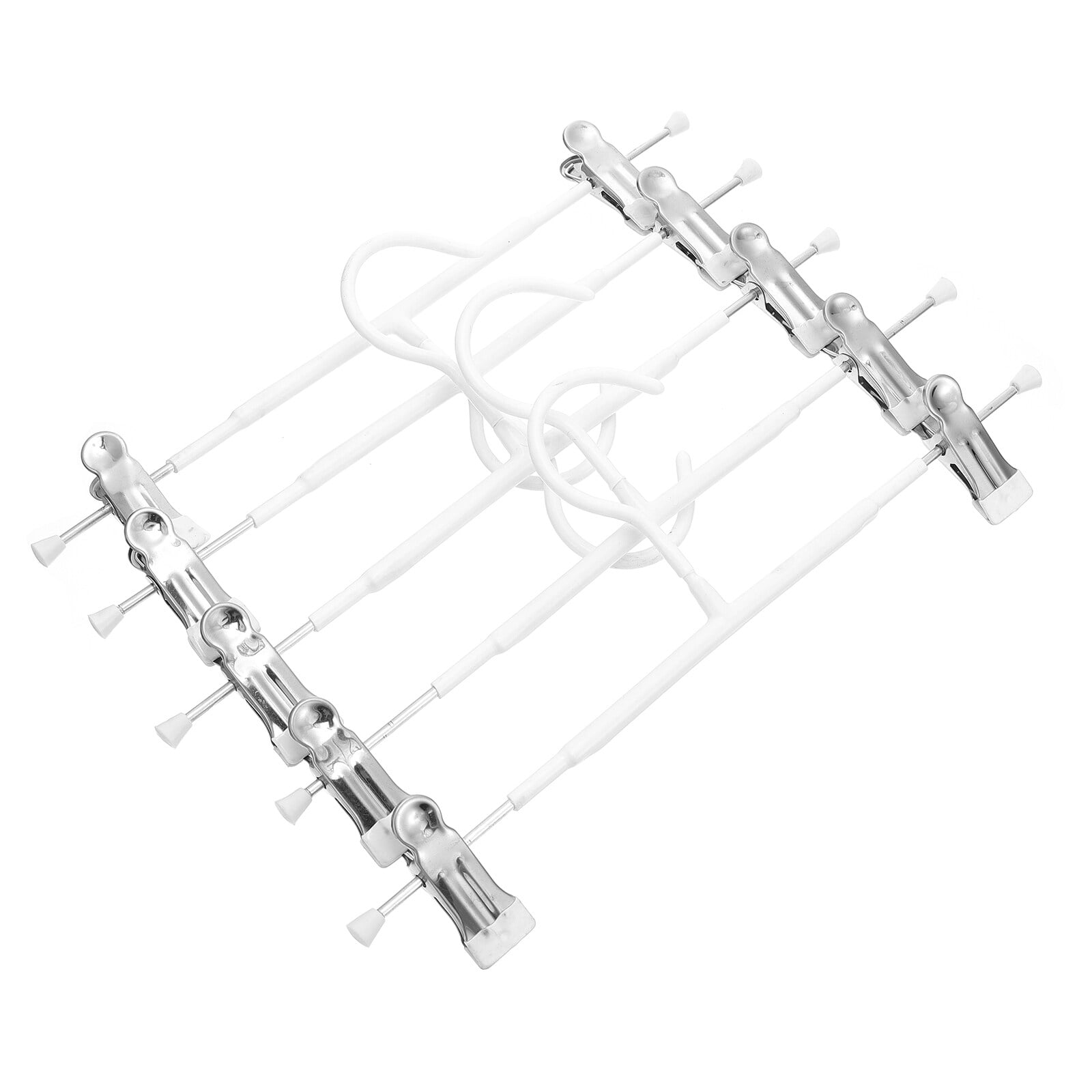 10 Pcs Multi Hangers Pants Rack Wrinkle-free Hangers Man 31X11.5CM ...