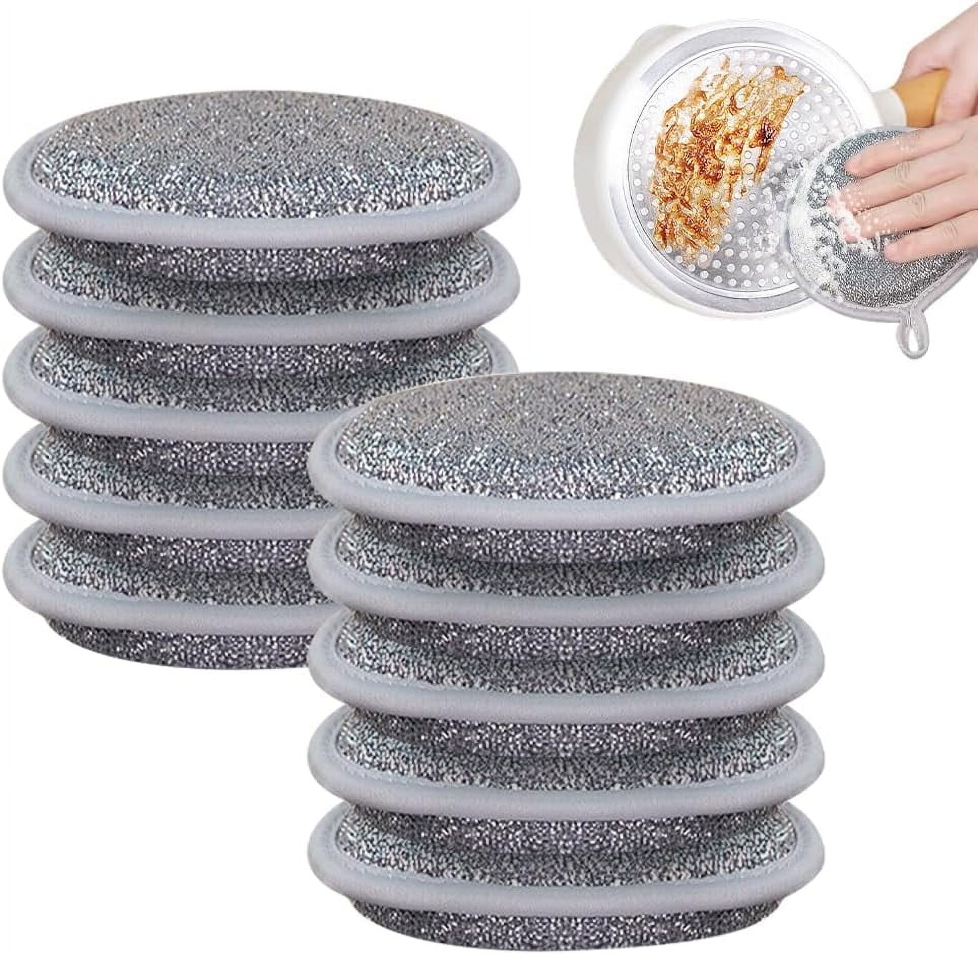 10 Pcs Multifuctional Wire Dishwashing Rags for Wet and Dry, 2024 New ...