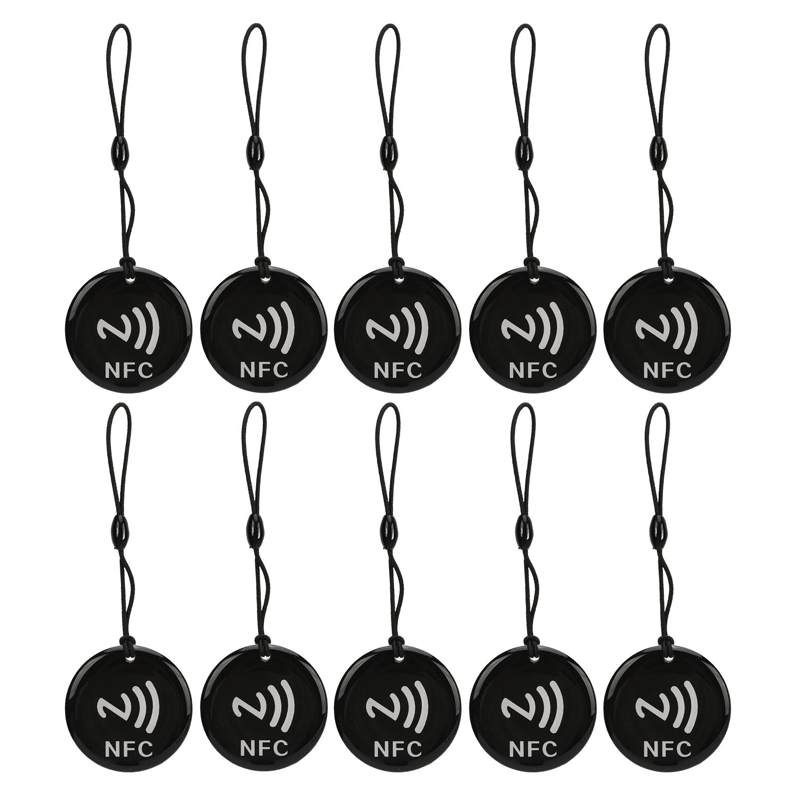 10 Pcs NFC Card 8Kbit Storage 13.56MHZ 106KBoud Rewritable Access Tag ...