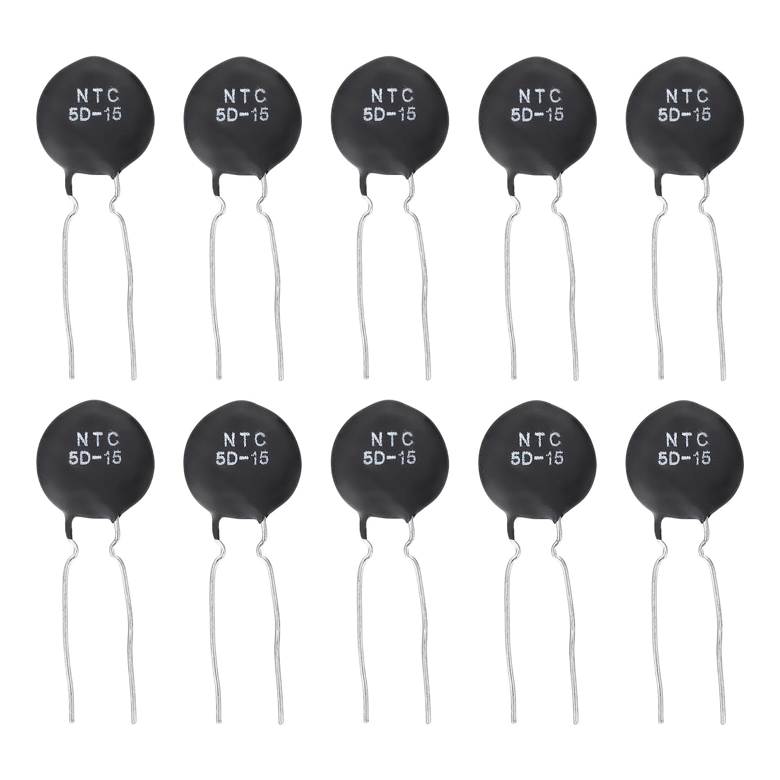 10 Pcs NTC 5D-15 5 Ohm MF72 Power Direct Heat Type Negative Temperature ...