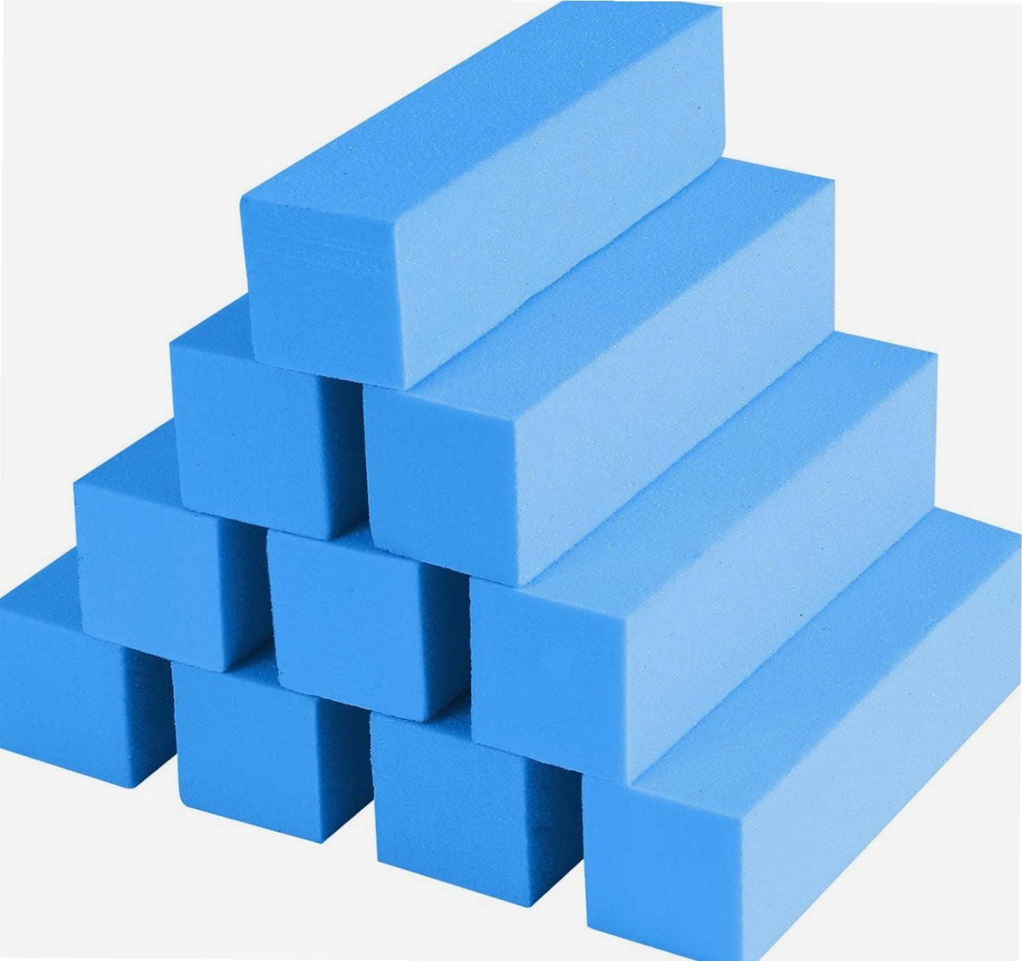 10 Pcs Nail Buffer Block, Professional 120 Grit Nail Sanding Blocks for ...