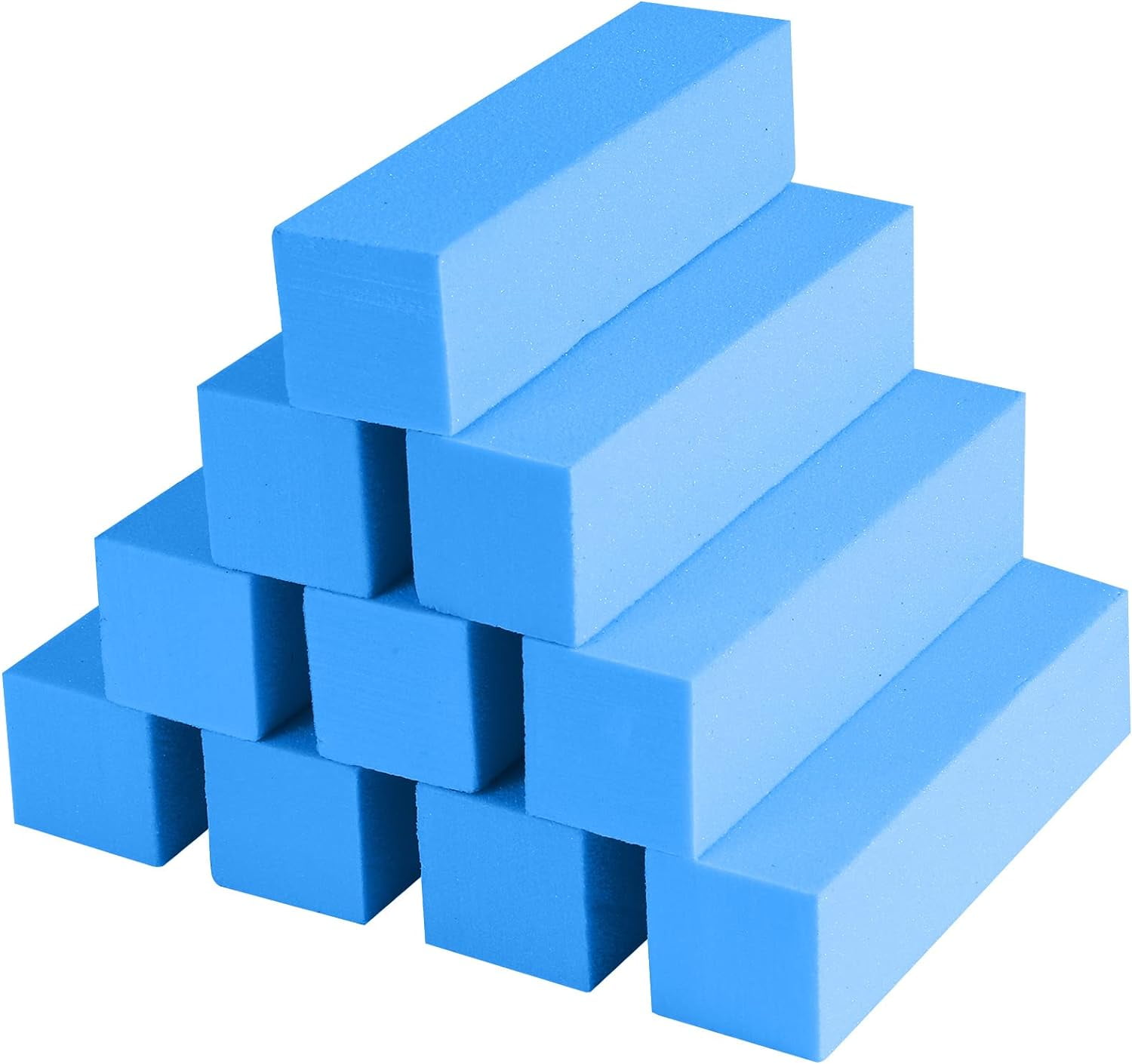 10 Pcs Nail Buffer Block, Professional 120 Grit Nail Sanding Blocks for ...