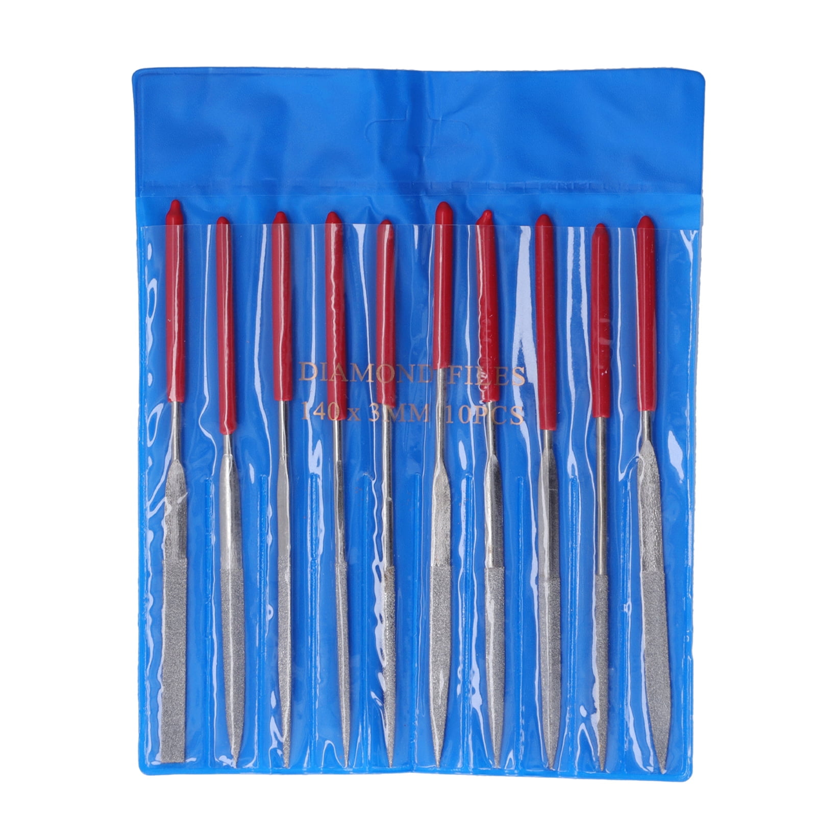 10 Pcs Needle File Set Diamond Model Grinding Trimming Needle File Kit ...