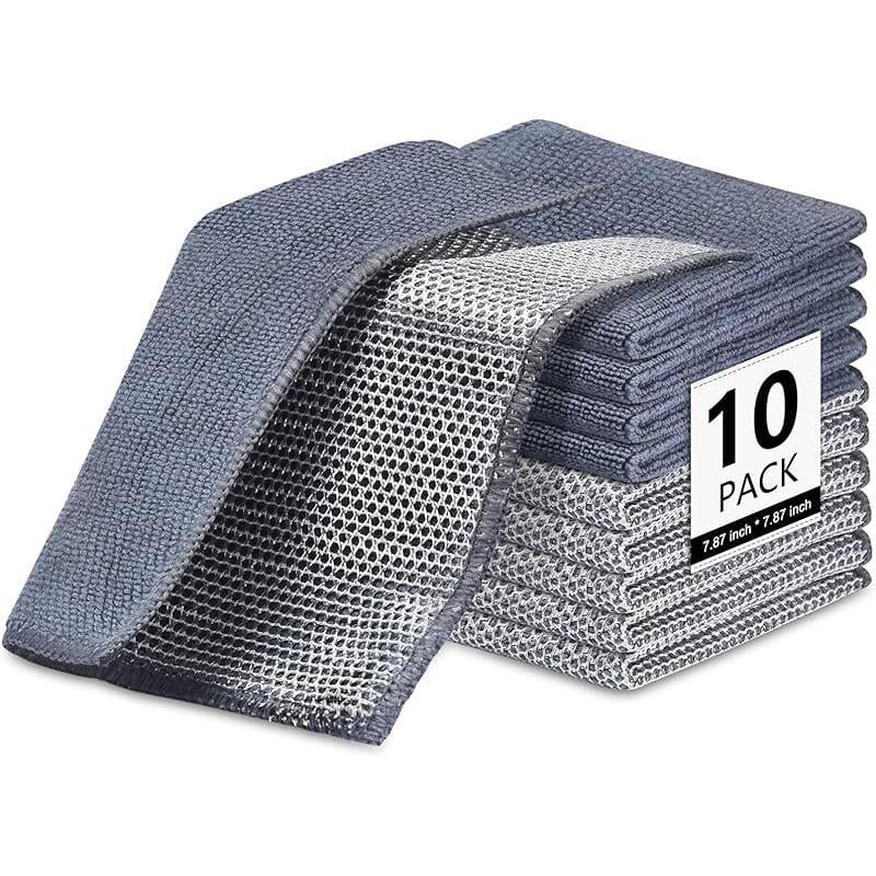 10 Pcs New Upgrade3-Layermetal Dish Cloth, No Scratches and, No Odor ...