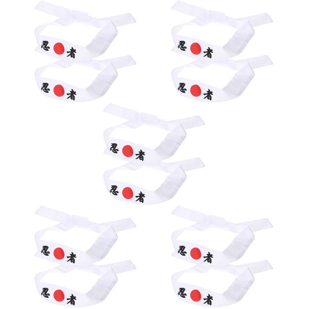 10 Pcs Ninja Print Headband Headbands for Men Japanese Headband Karate ...