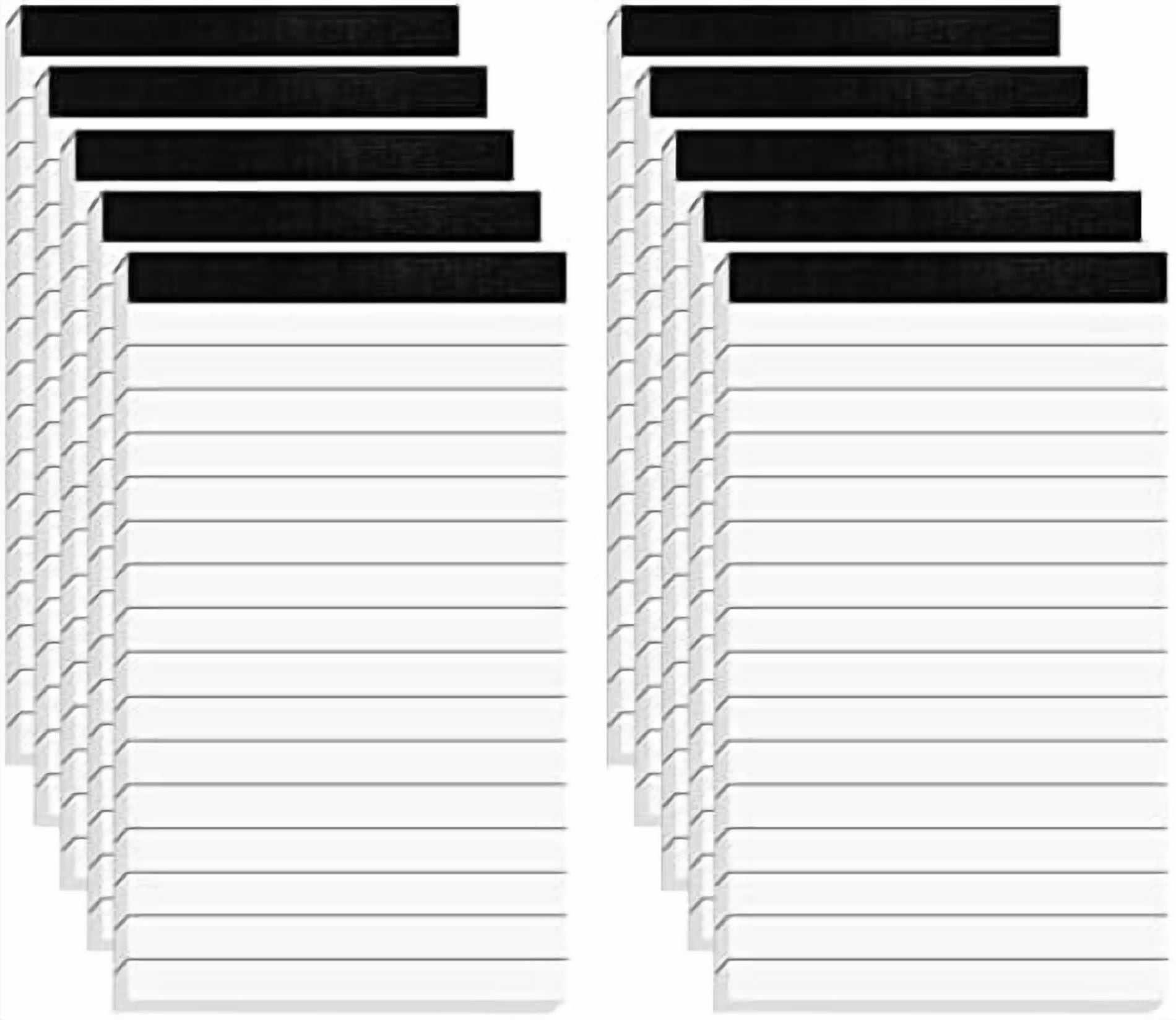 10 Pcs Note Pads Refills 3 x 5 inches Memo Small Notebook Writing Pads ...