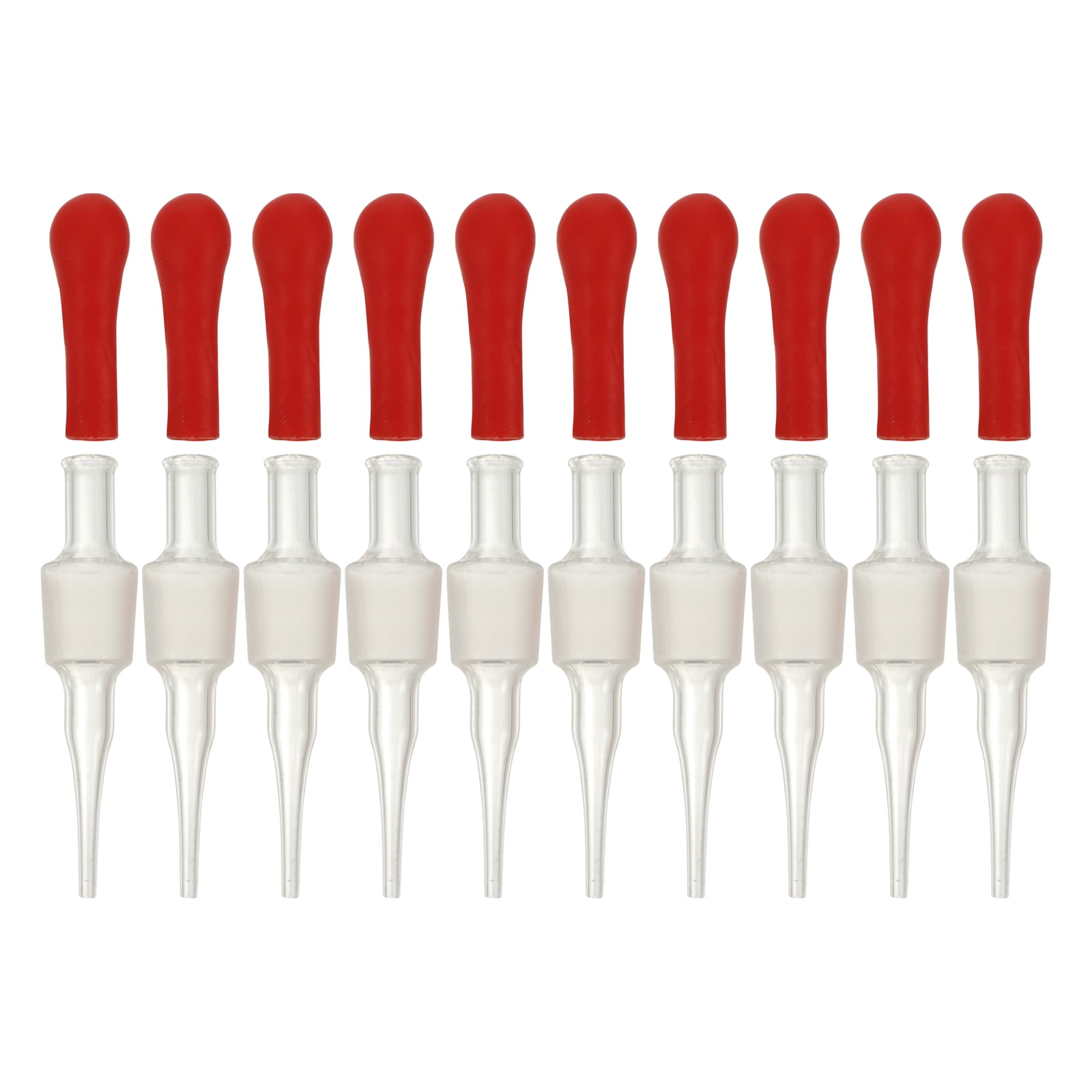 YUYUETIME Glass Droppers Red 10Set For Liquid Transfer - Walmart.com