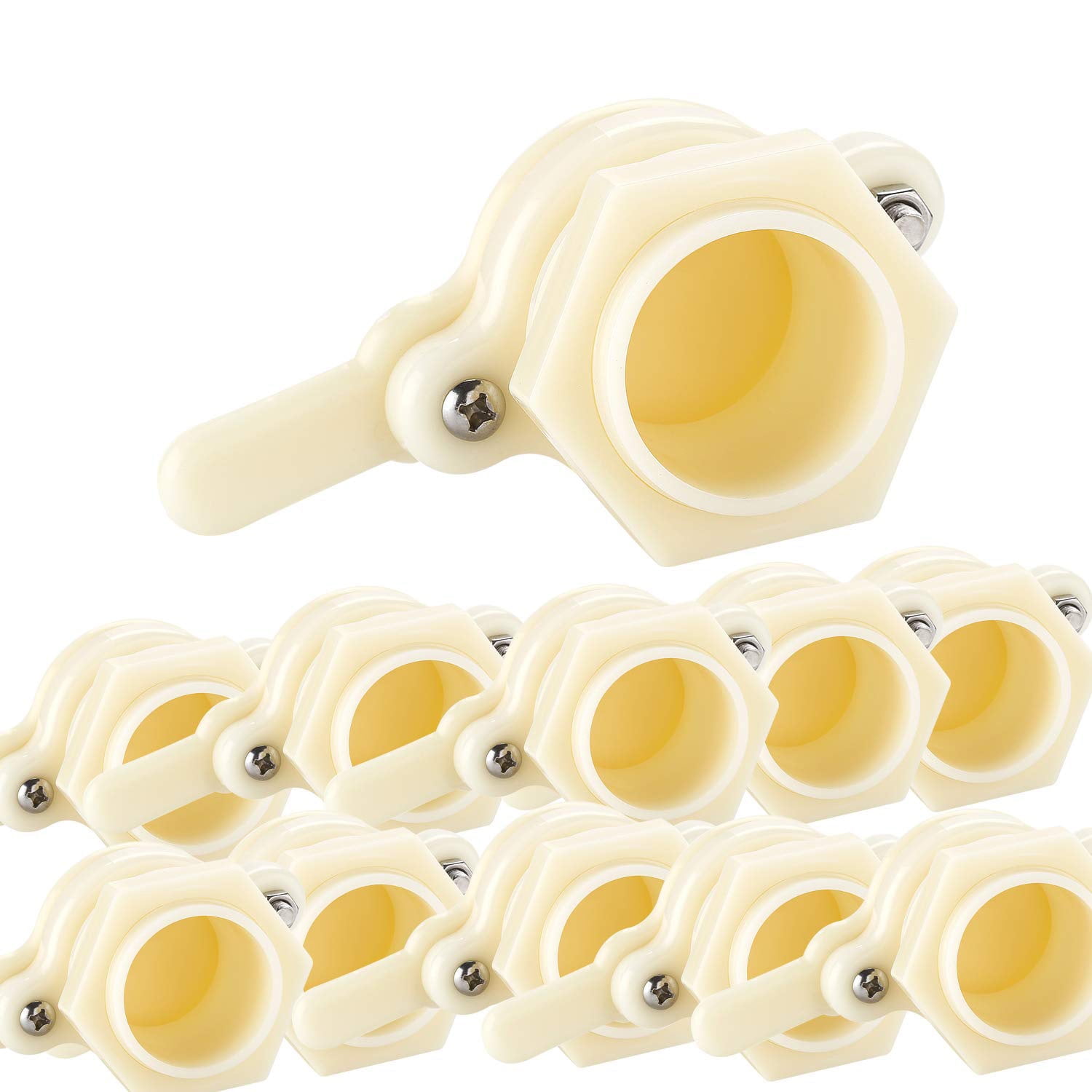 10 Pcs Nylon Heavy Duty Honey Gate Valve with Wing Nut Bee Hive Tool ...