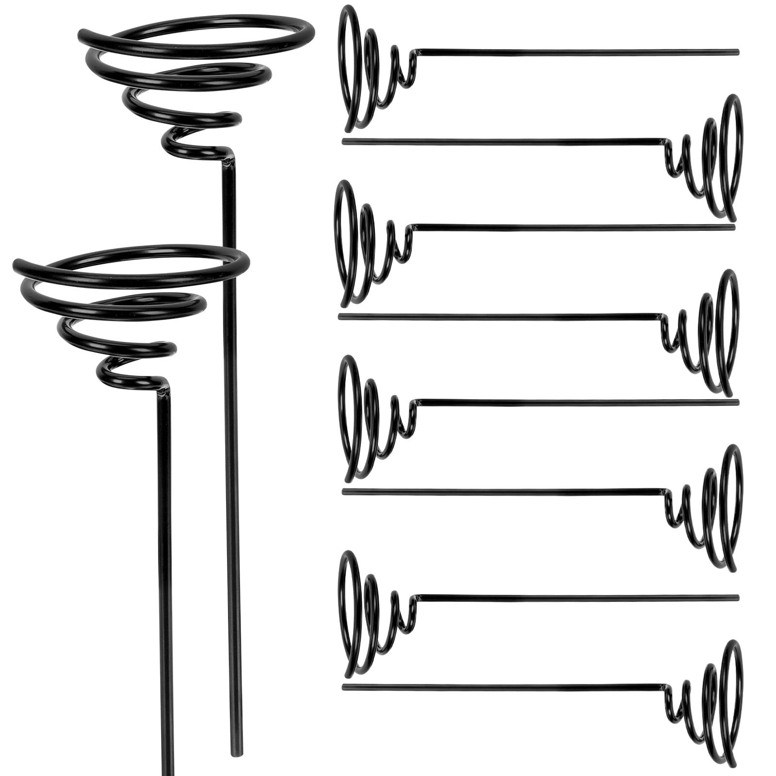 10 Pcs Office Decor Plant Flowers Plants Tabletop Stake Metal Display ...