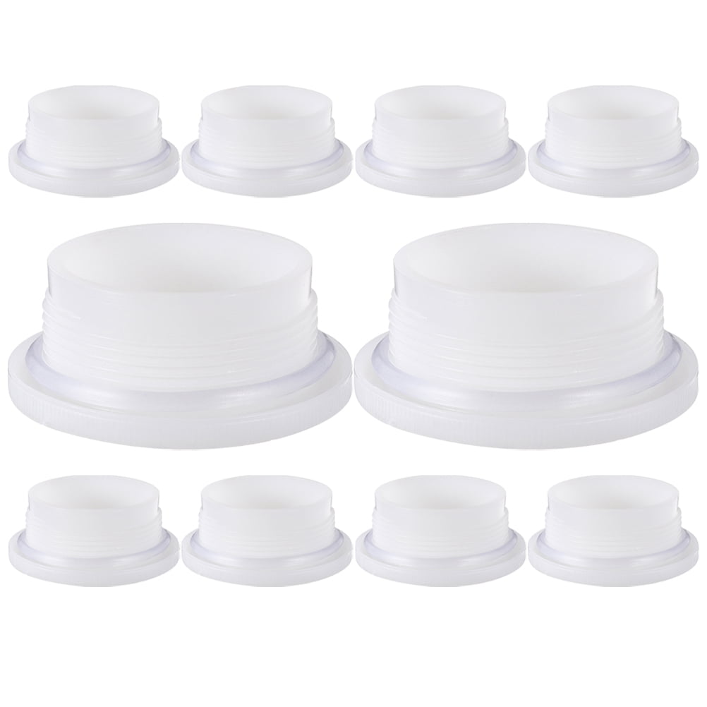 White Plastic Drum Bung Caps for Secure Sealing of 200L Chemical Drums ...