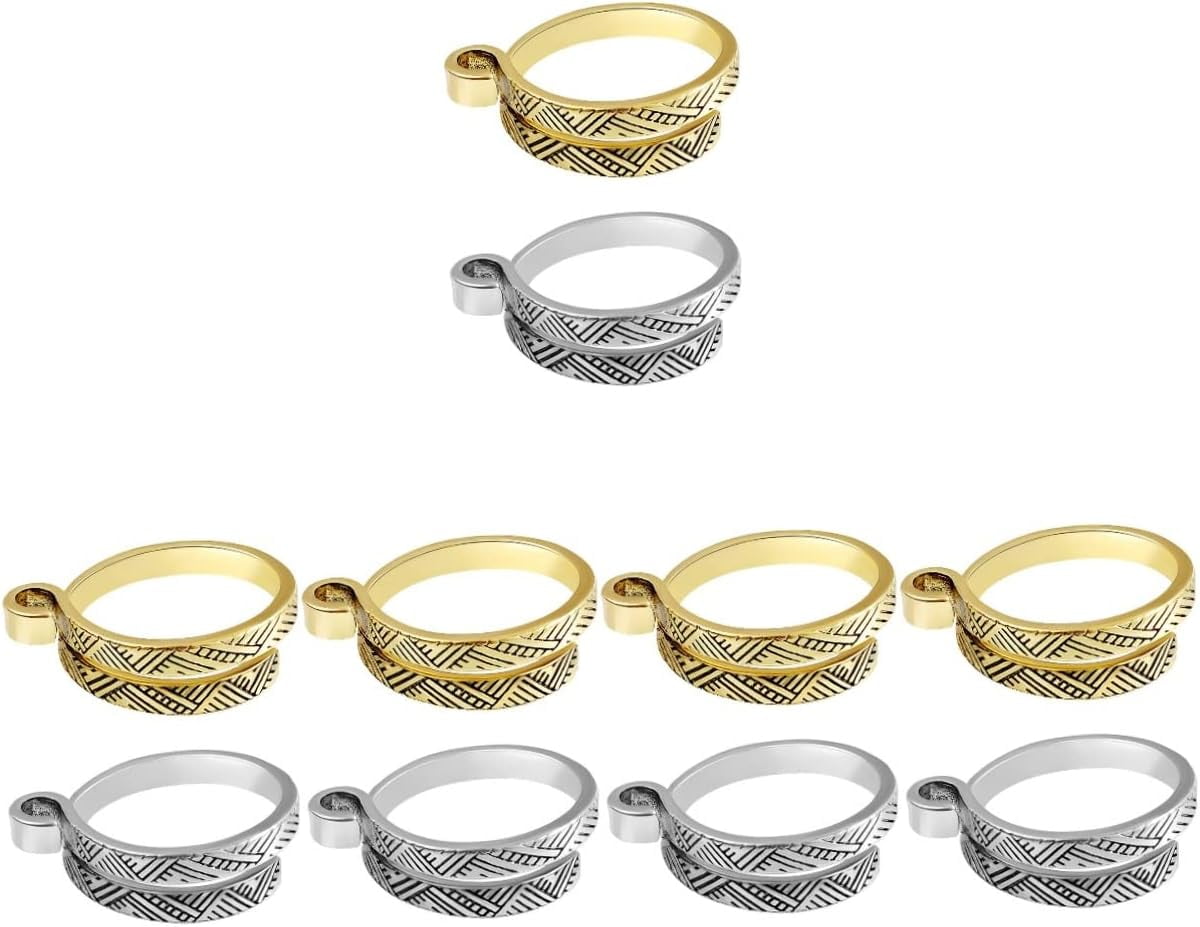 10 Pcs Open Crochet Ring Wiring Tools Sewing Tools Quilting Tools Yarn ...