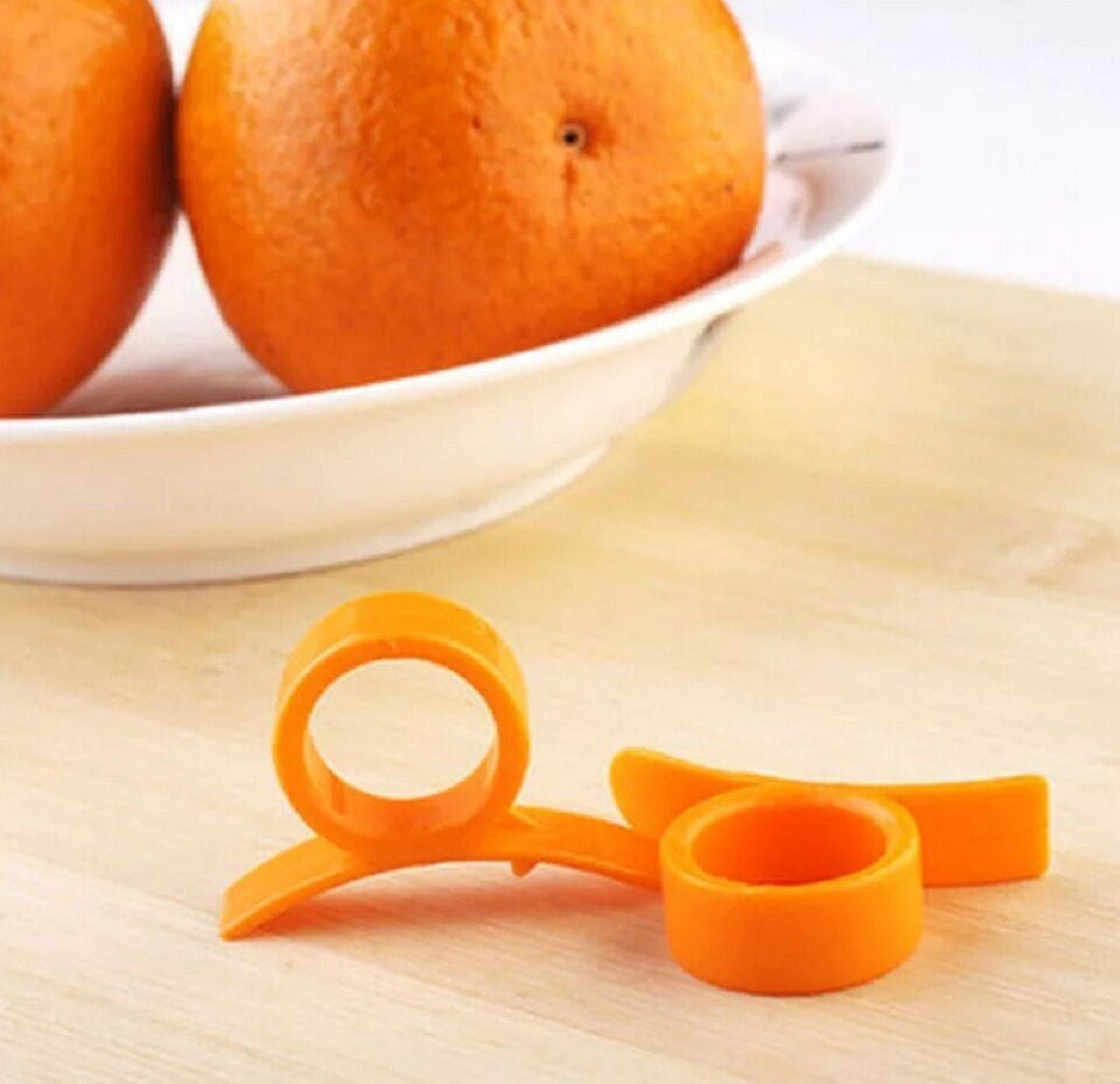 10 Pcs Orange Peeler Orange Citrus Fruit Skin Cutter Orange Opener ...