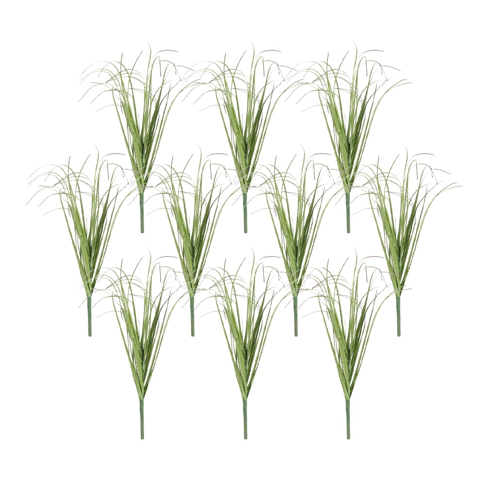 10 Pcs Outdoor Decor Artificial Plants Indoor Fake Grass Layout Scene ...