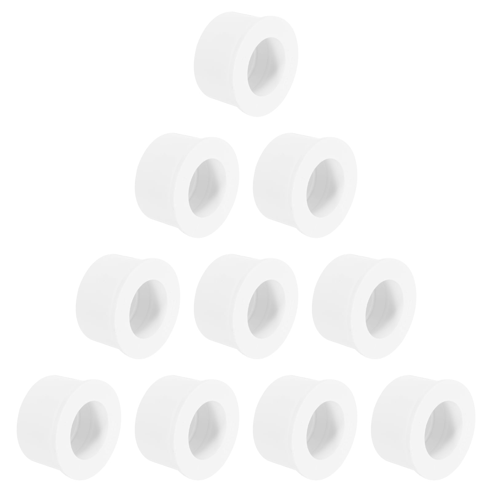 10 Pcs PVC DWV Reducer Bushing 2" x 1-1/4" (Socket x Socket) Thread ...