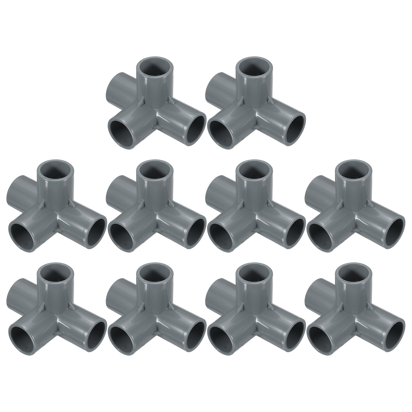 10 Pcs PVC Fitting, 4 Way PVC Fitting 20mm PVC Connectors PVC Elbow PVC ...