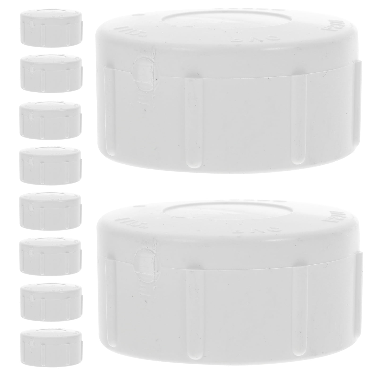 Raindrops PVC Threaded Cap White 10Pcs 1/2Inch - Walmart.com