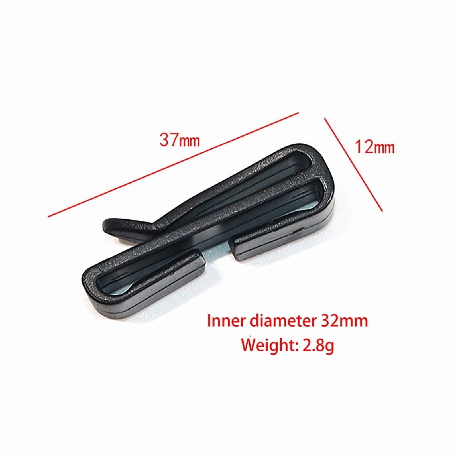 10 Pcs/Pack Quick Slip Keeper Buckle End Clip Slider Black For Molle ...