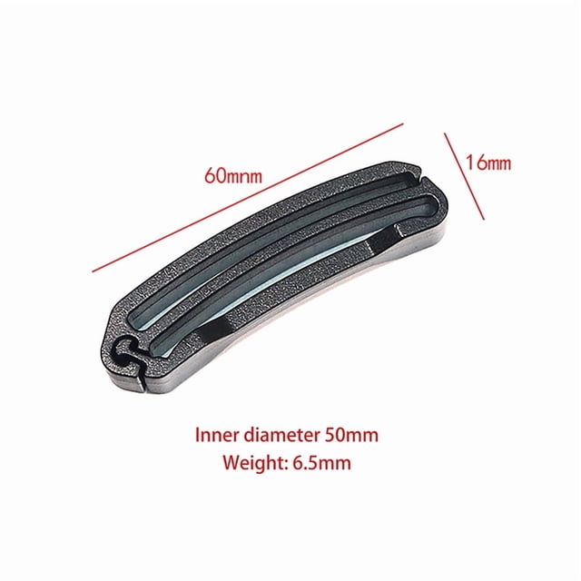 10 Pcs/Pack Quick Slip Keeper Buckle End Clip Slider Black For Molle ...