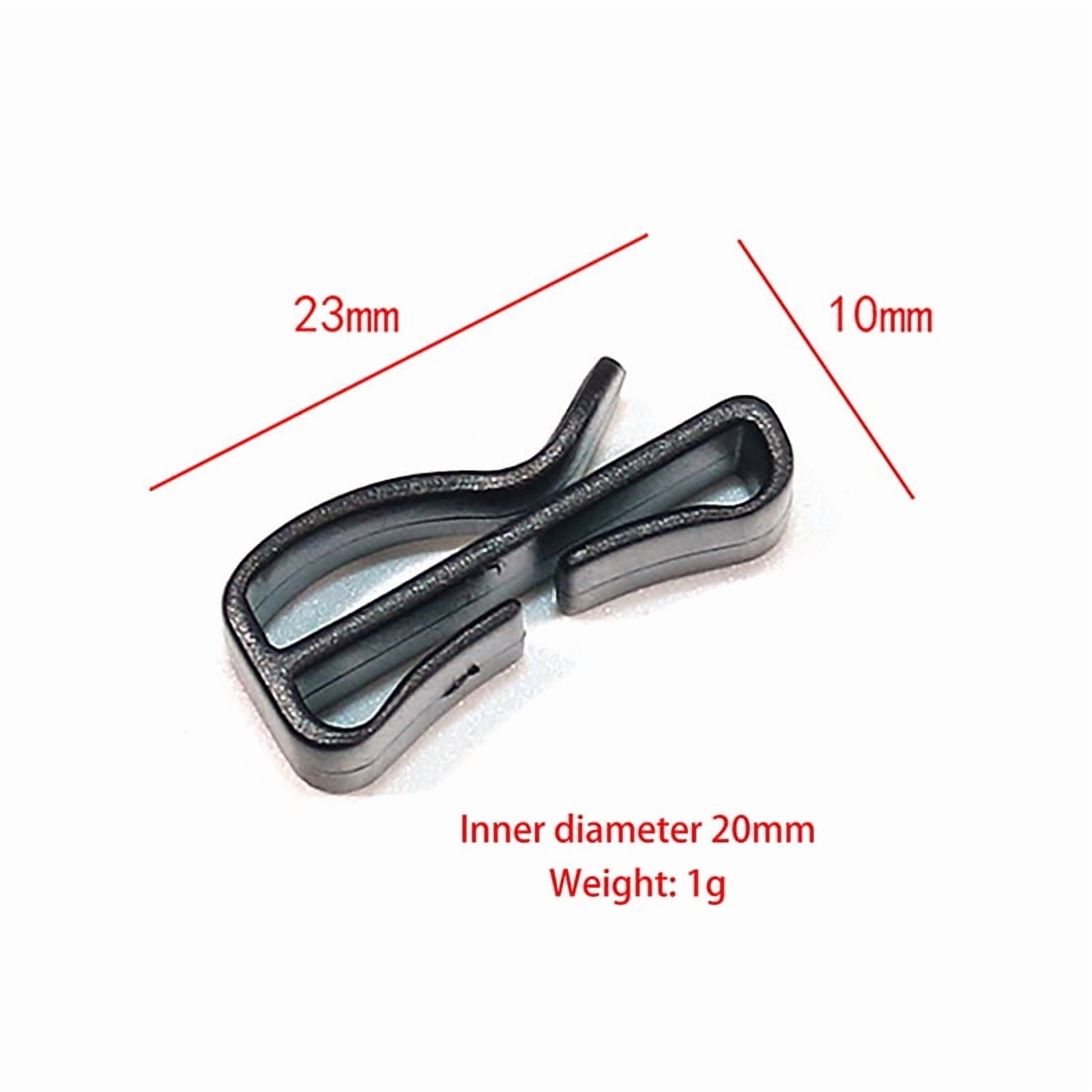 10 Pcs/Pack Quick Slip Keeper Buckle End Clip Slider Black For Molle ...