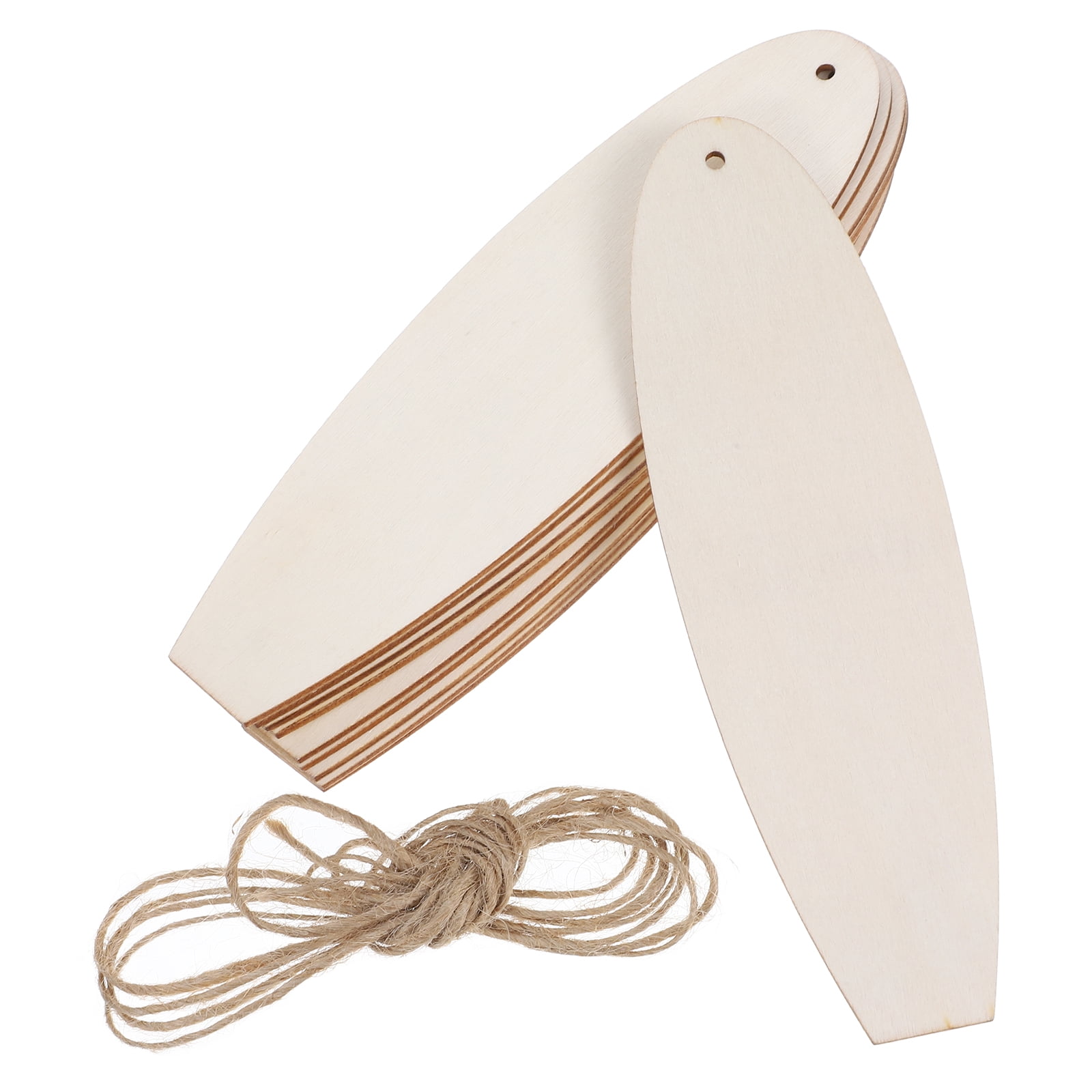 10 Pcs Painted Surfboard Wooden Surfboard Craft Mini Surfboard ...