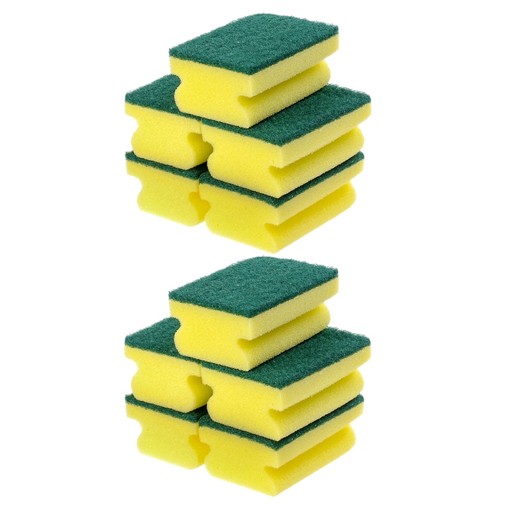 10 Pcs Pan Cleaning Sponge Scrubber Dish Thick Kitchen Sponges ...