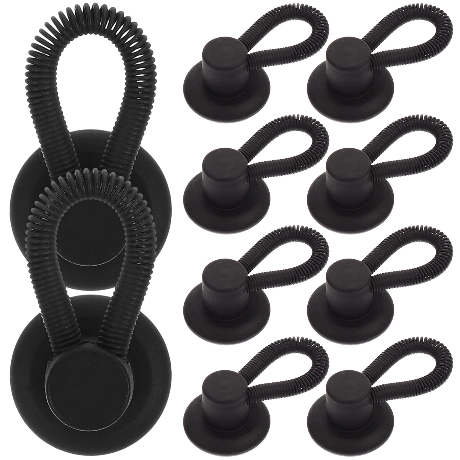 COOPHYA Pant Button Alloy Extender 10Pcs 0.7In Round Edges Adjustable ...