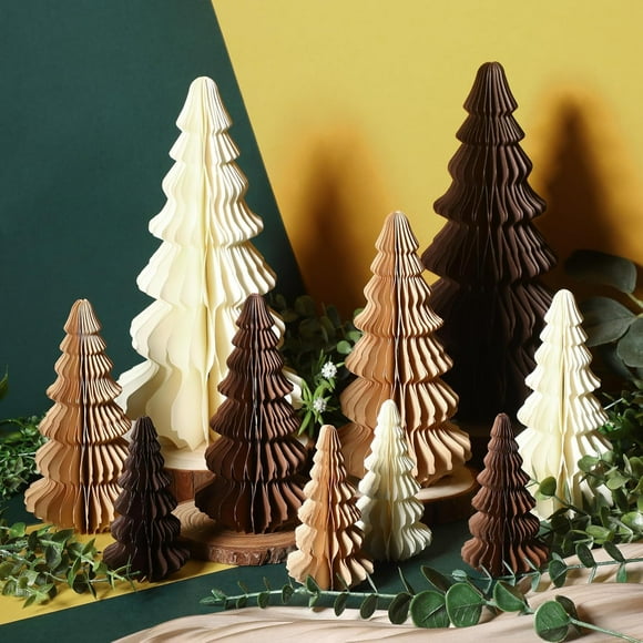 Honeycomb Christmas Trees