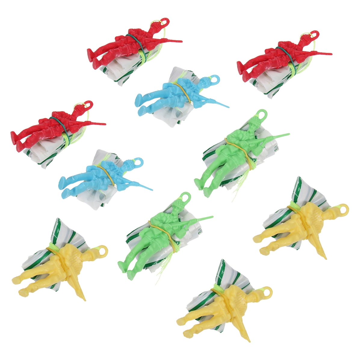 10 Pcs Parachute Man Toy Parachute Army Men Toys Man Parachute Toy ...