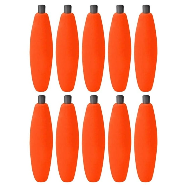 10 Pcs Peg Floats Catfish Fishing Bobbers Foam Rig Float Crappie Trout ...