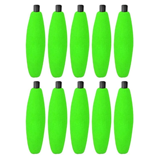10 Pcs Peg Floats Catfish Fishing Bobbers Foam Rig Float Crappie Trout ...