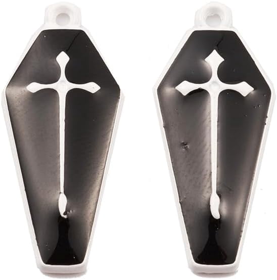 10 Pcs Pendant Charms Spray Painted Alloy Pendants Long-Lasting Plated ...