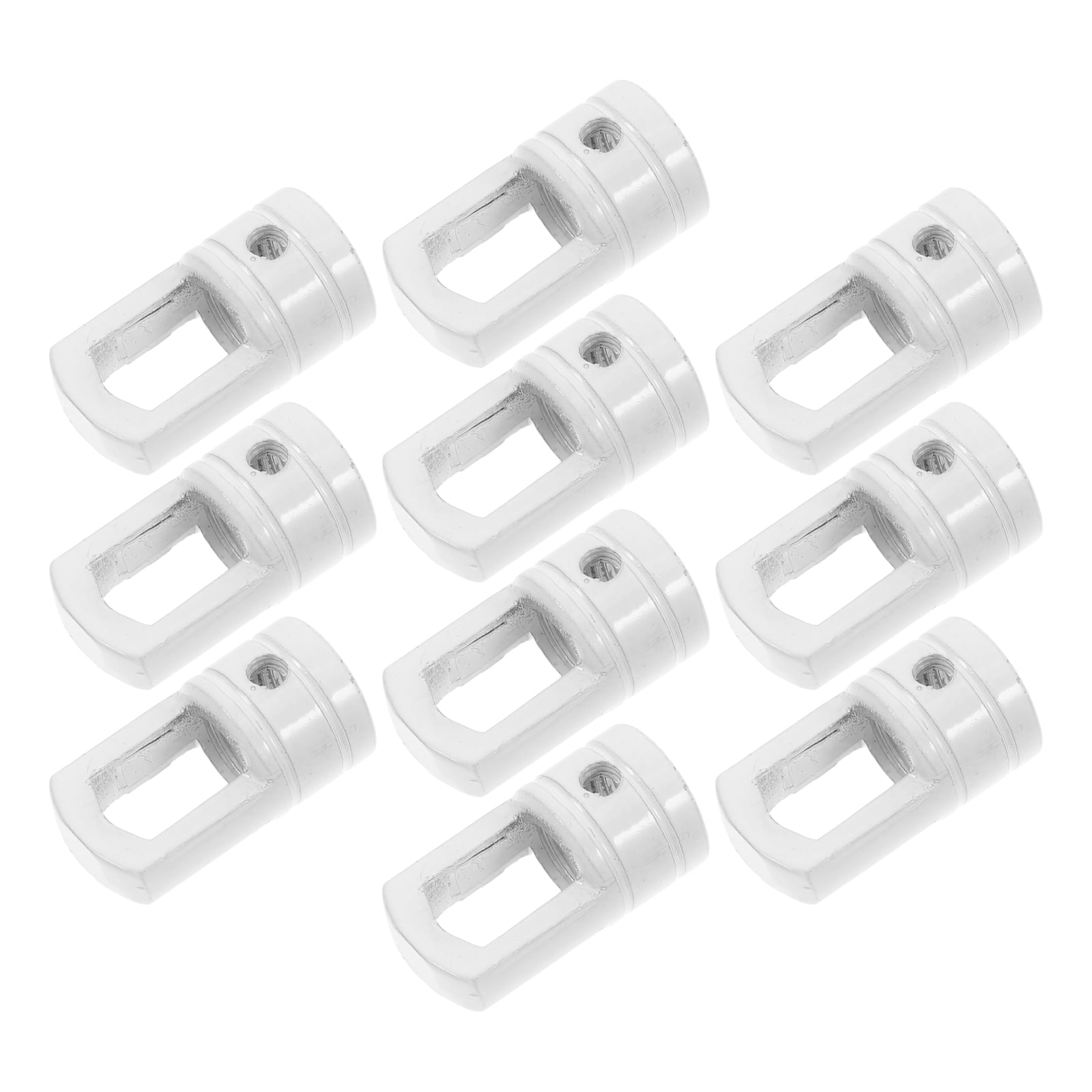 10 Pcs Pendant Light Ring Loops Stickers Galvanized Honeycomb White ...