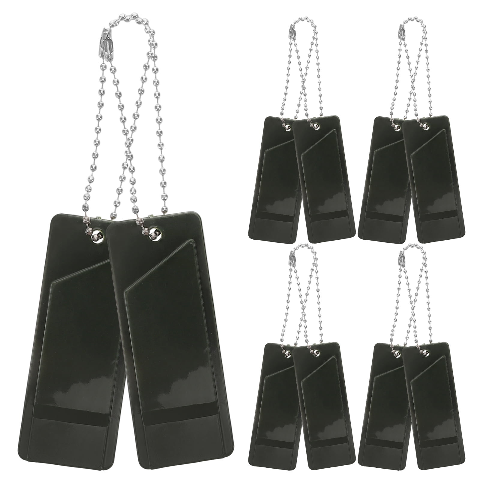 10 Pcs Pendant Survival Whistle 7.00X2.50X0.50CM Olive Green - Walmart.com