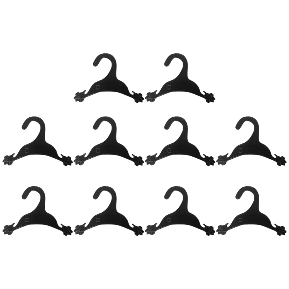 10 Pcs Pet Clothes Hanger Dog Paw Shape Special for 10pcs Small Hangers ...