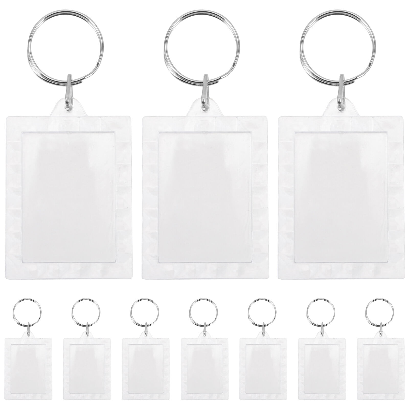 10 Pcs Photo Frame Keychain Picture Holder Cute Original Keychains ...