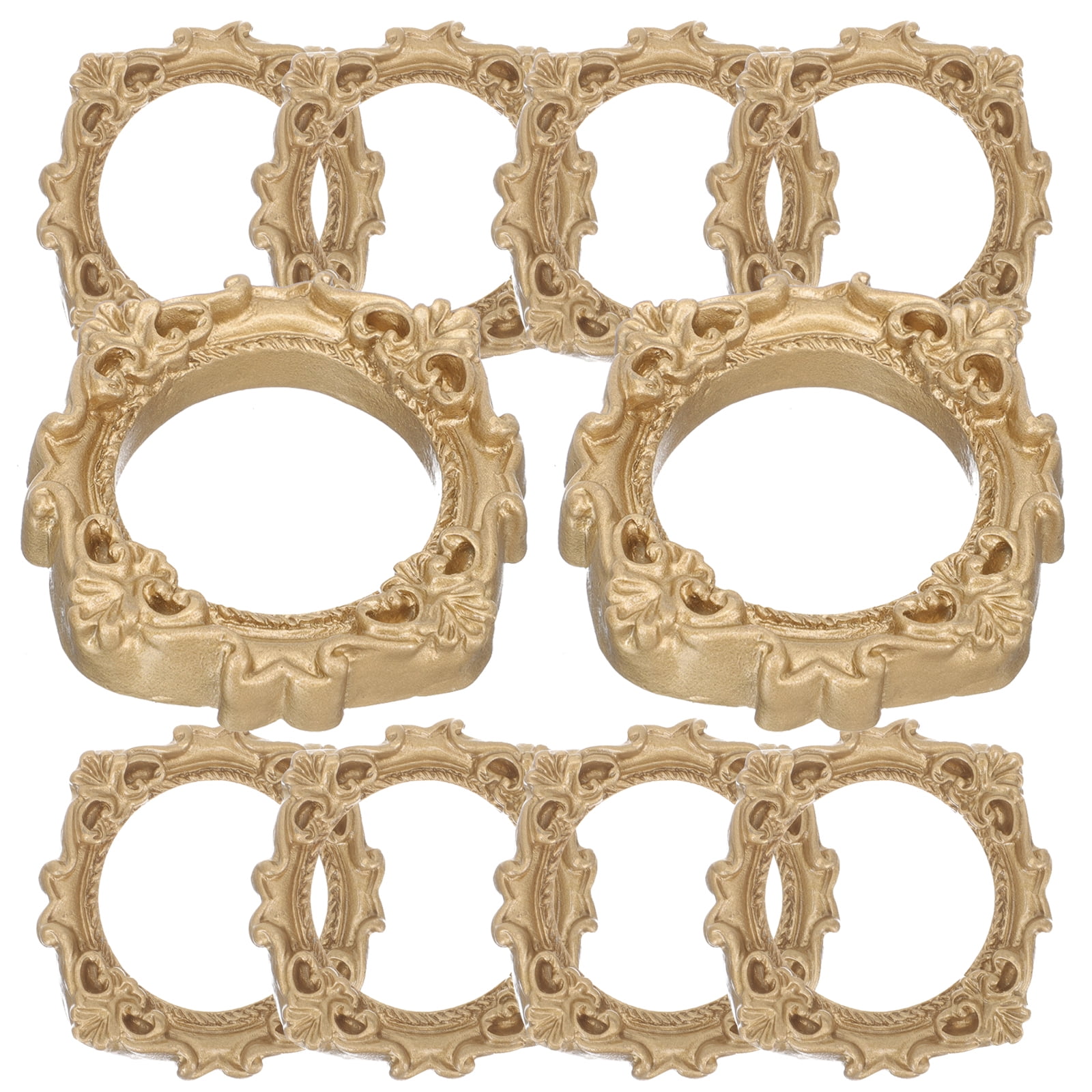 10 Pcs Picture Small Gold Frame Photo DIY Vintage Mini - Walmart.com