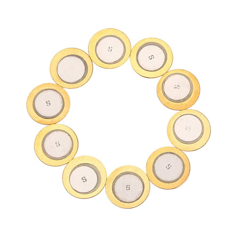 10 Pcs Piezo Disc Piezoelectric Disk Piezo Pickup Disc Piezoelectric Buzzer Film Piezo Diaphragm ...