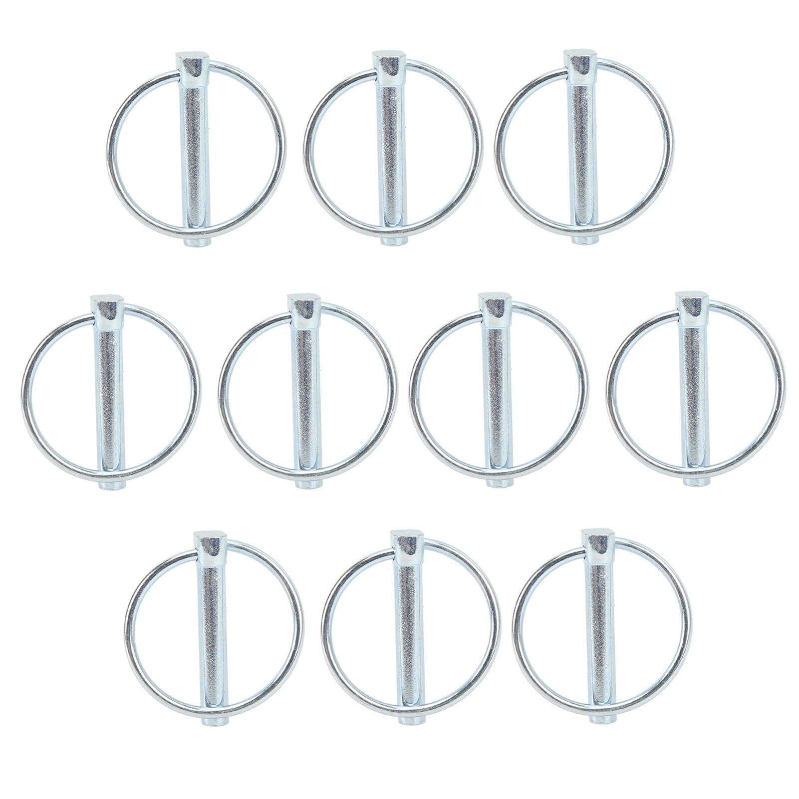 10 Pcs Pin Ring Clips Carbon Steel Annular Pin Ring Clips Clamp Linkage ...