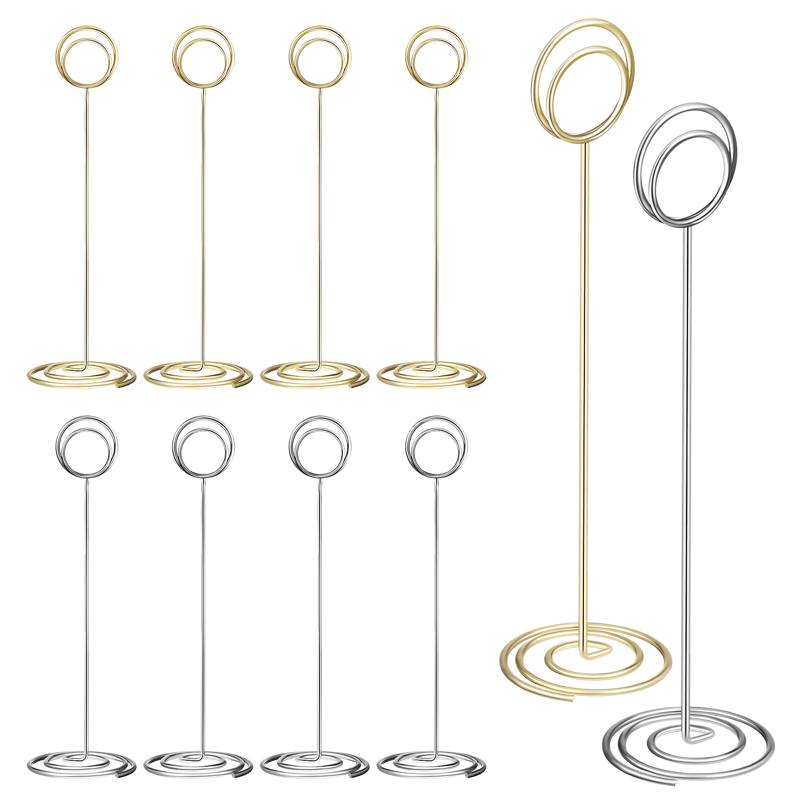 10 Pcs Guest Clip Wedding Table Number Holders Place Cards Clips ...