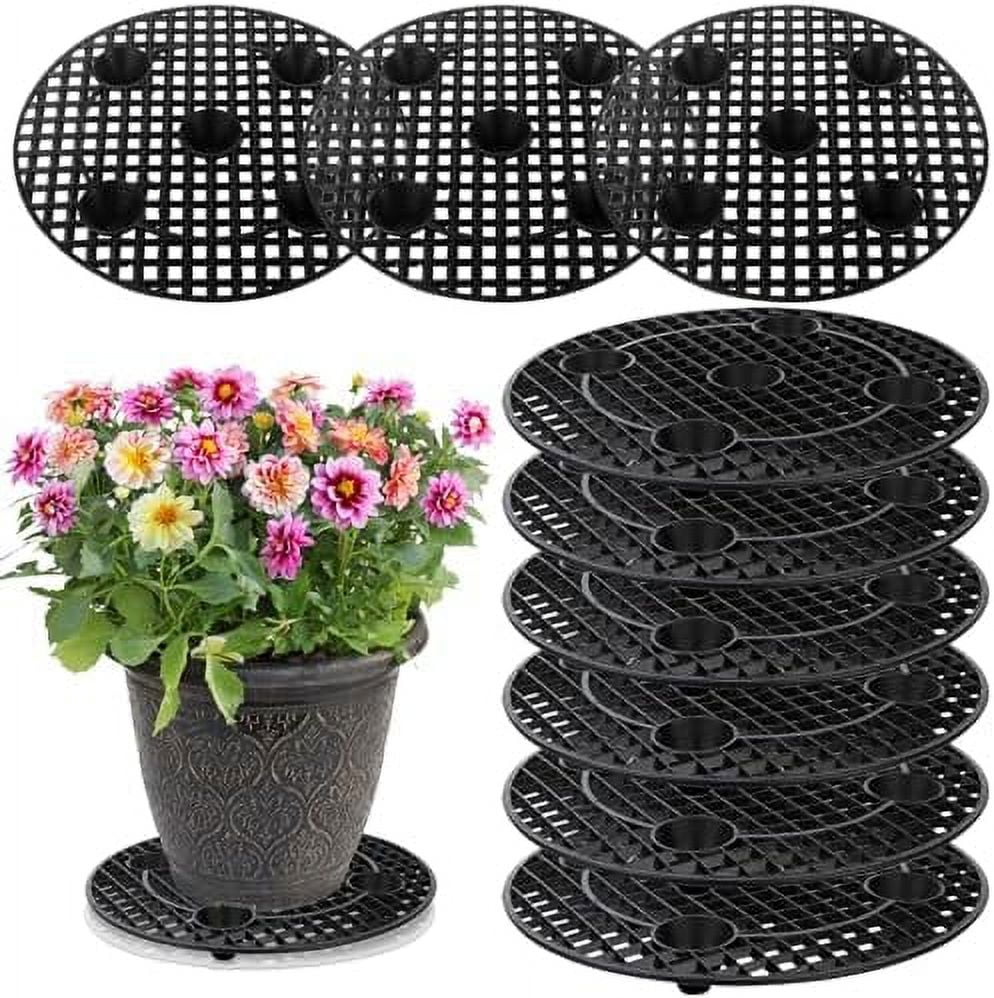 10 Pcs Plant Level Pot Elevator, 12 Inch Plastic Plant Risers for Pots ...