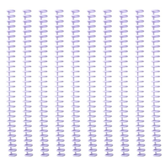 10 Pcs Plastic Binding Combs Colorful Comb Binding Spines with 30 Rings ...