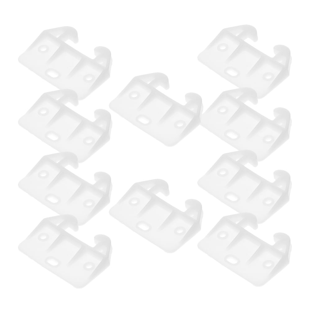 10 Pcs Plastic Drawer Guides Wardrobe Stoppers Crab Shape Non-slipping ...