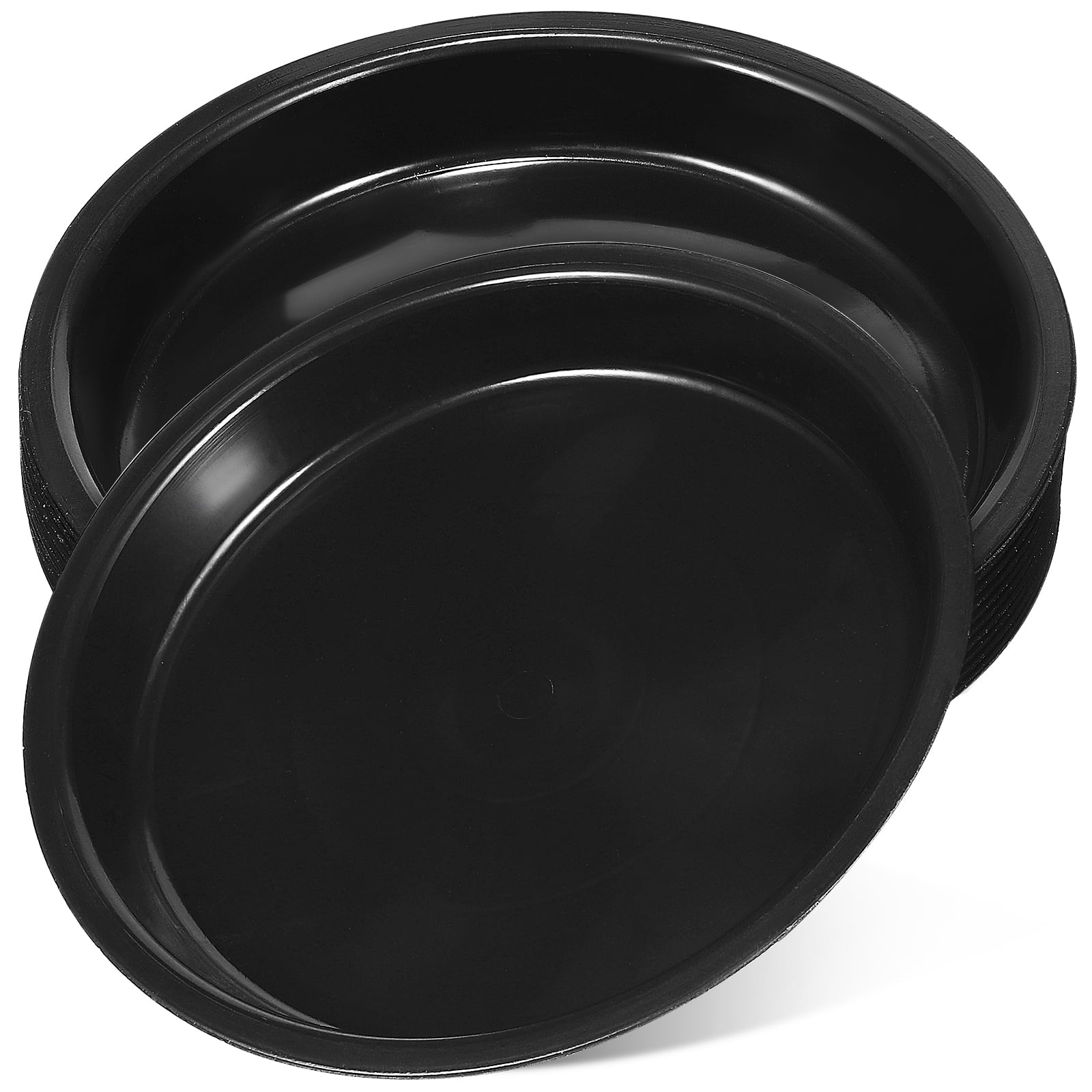 HOMEMAXS Black Plant Trays with Flat Bottom for Garden Protection 10 ...
