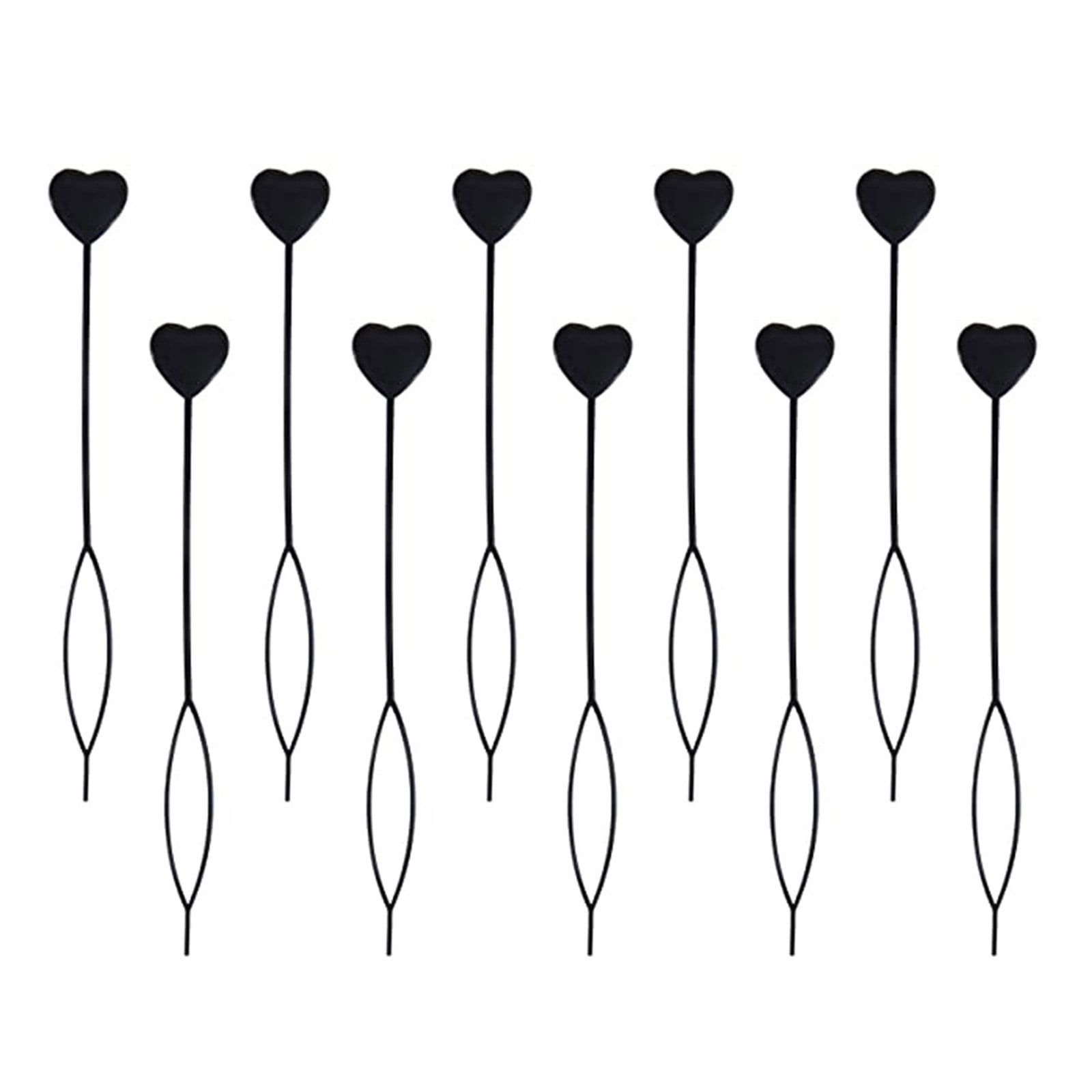 10 Pcs Plastic Hair Braiding Set With Simple Pull Through For Creative ...