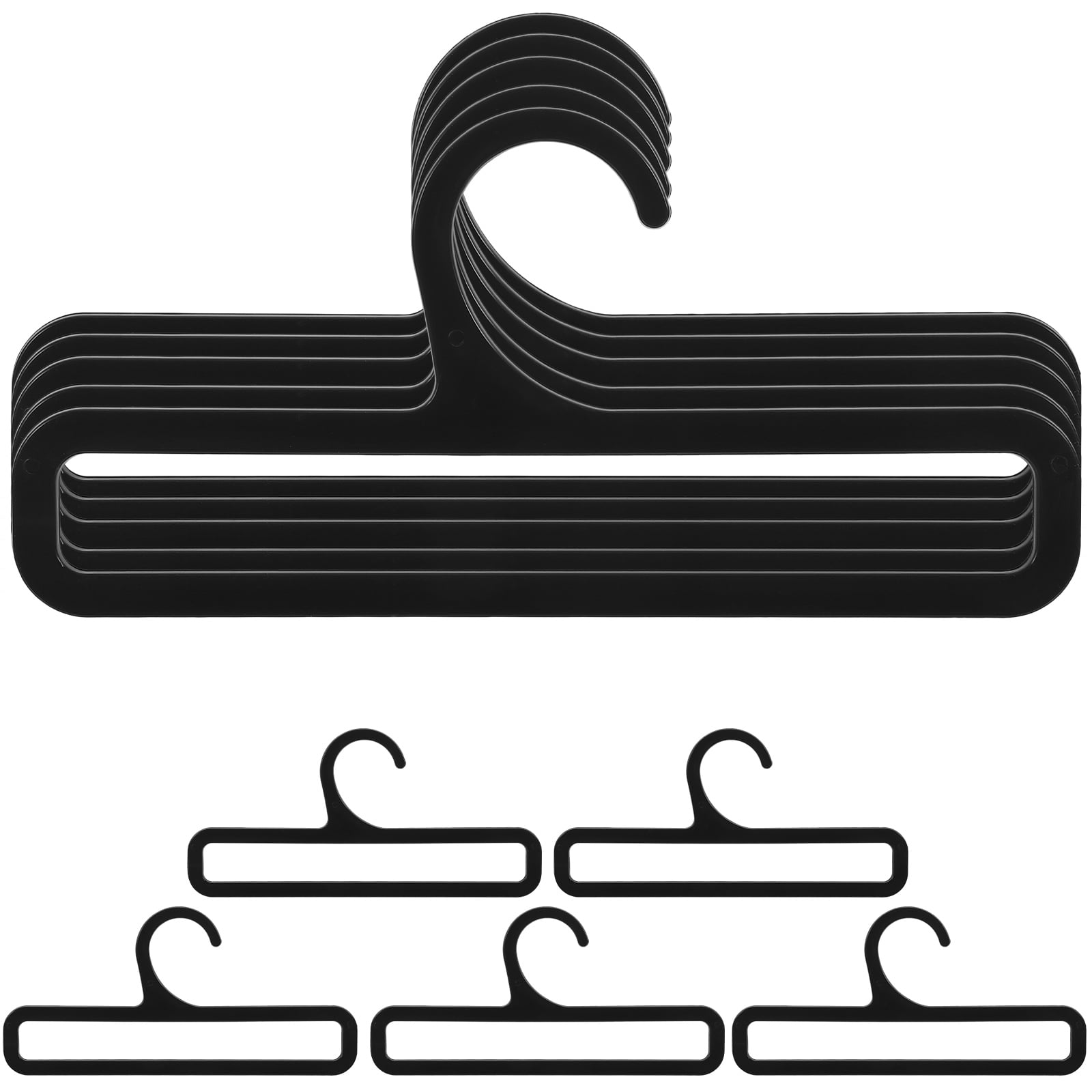 10 Pcs Plastic Hangers Display Stands Scarf Holder Clothes Hook ...