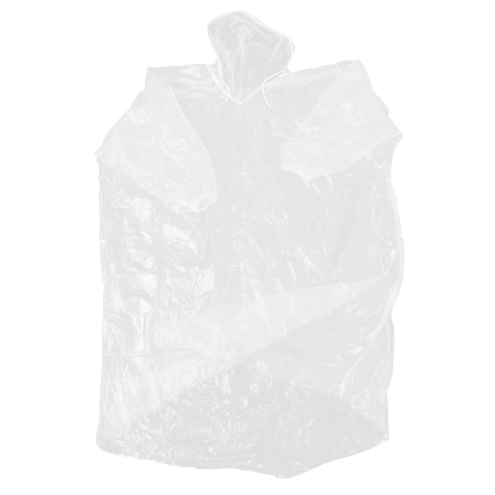 10 Pcs Poncho Rain Ponchos for Adults Disposable Raincoat Plastic ...