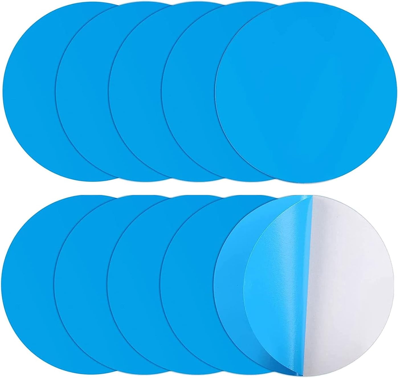 10 Pcs Pool Patch Repair Kit PVC Vinyl Pool Liner Patch Self Adhesive ...