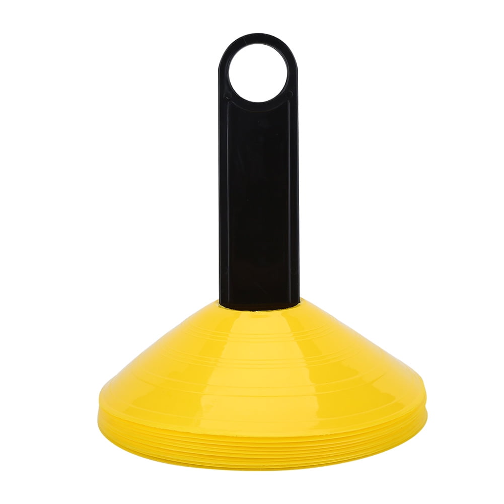 10 Pcs Practical Mini Field Cone Discs Marker Soccer Football Sport ...
