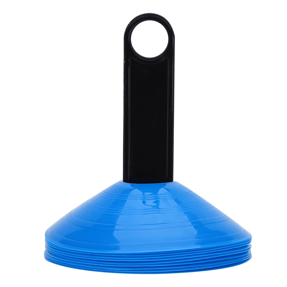 10 Pcs Practical Mini Field Cone Discs Marker Soccer Football Sports ...
