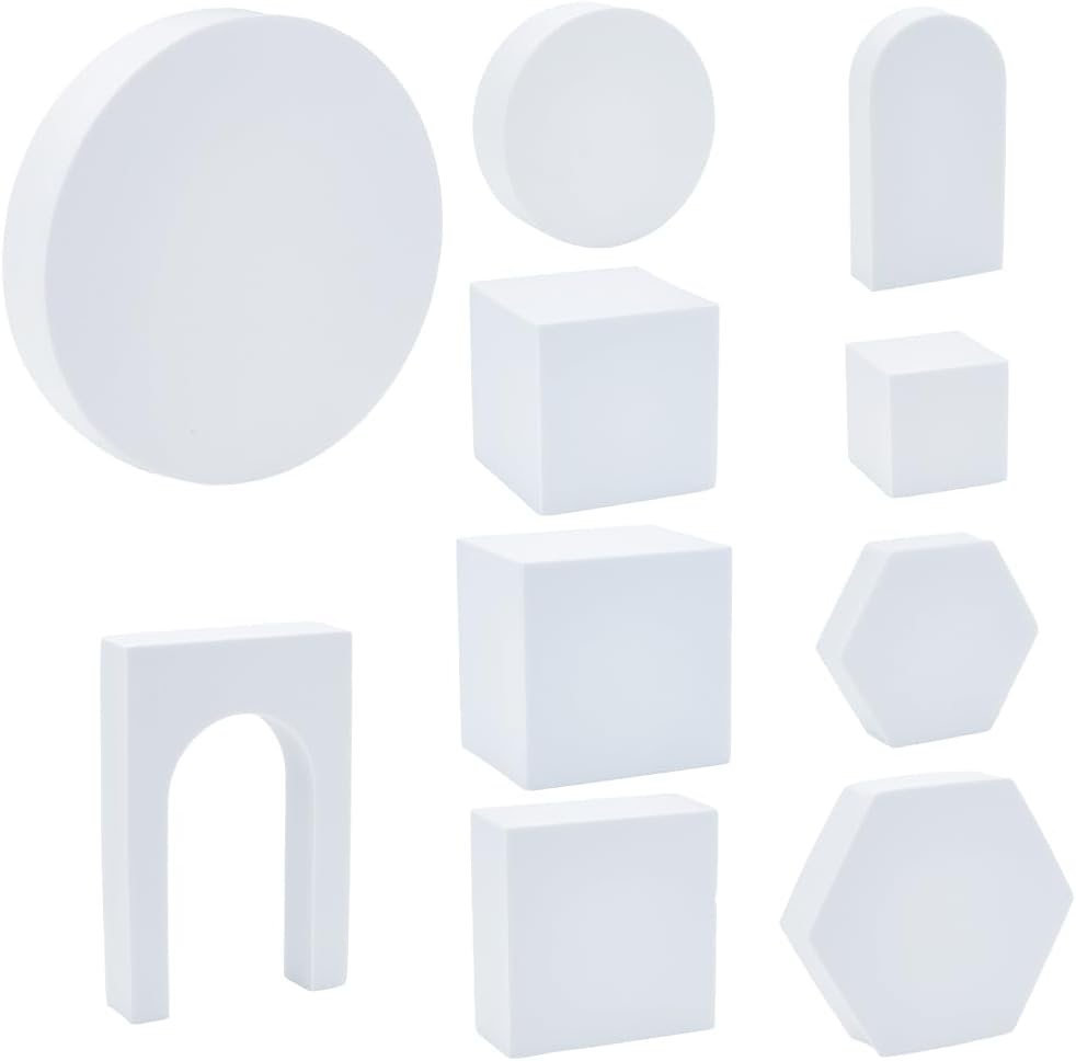 10 Pcs Product Photography Props Cube Foam Geometry Product Photography ...